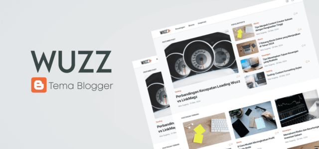 Wuzz, Template Blogger Premium Terbaru dari Mas Sugeng - Afid Arifin